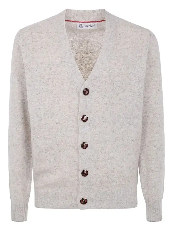 Brunello Cucinelli Classic Cardigan - Gray