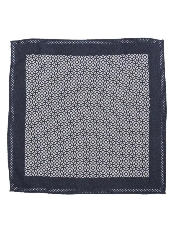 Brunello Cucinelli Pocket Square - Blue
