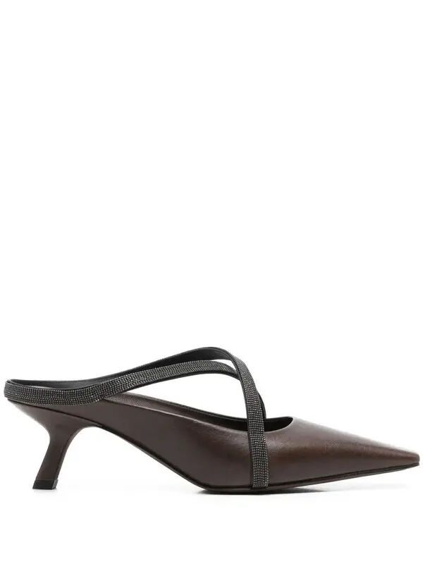 Brunello Cucinelli Square Pointed Sandals