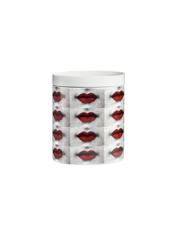 FORNASETTI Nel Mentre" Forbidden Fruit Large Candle - White