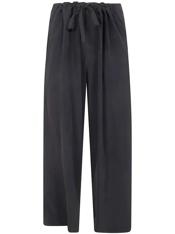 Y`S String Straight Trousers