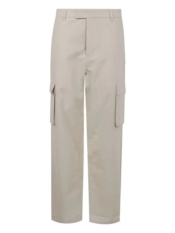 DAILY PAPER Linen Cargo Pants - Beige