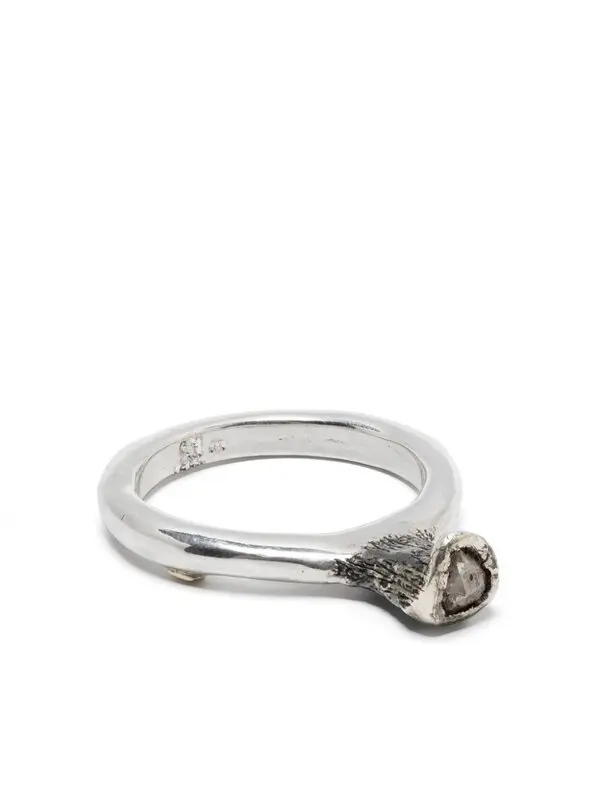 ROSA MARIA Jnanan R S St Dix Brn Ring - Metallic
