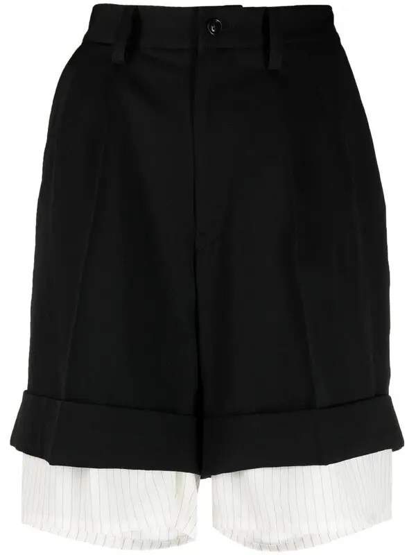 Y`S Gabardine Double Shorts
