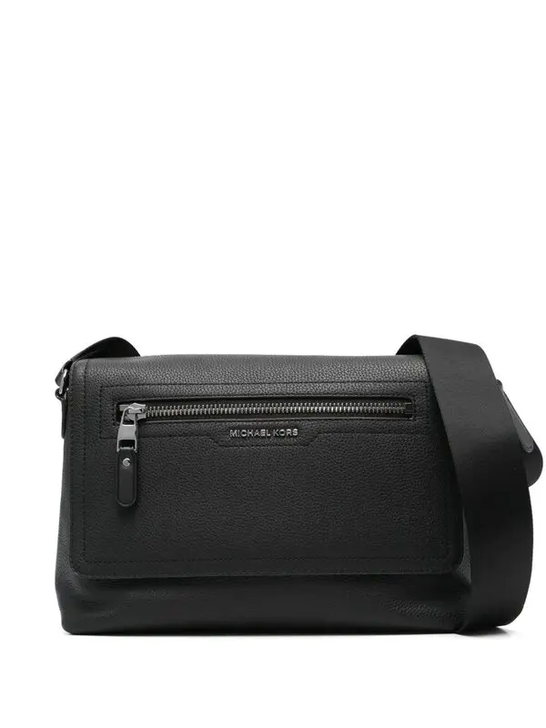 Michael Kors Hudson Small Flap Messenger Bag - Black