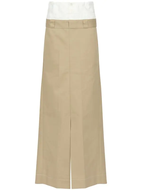 MAISON MARGIELA Double Waisted Long Skirt