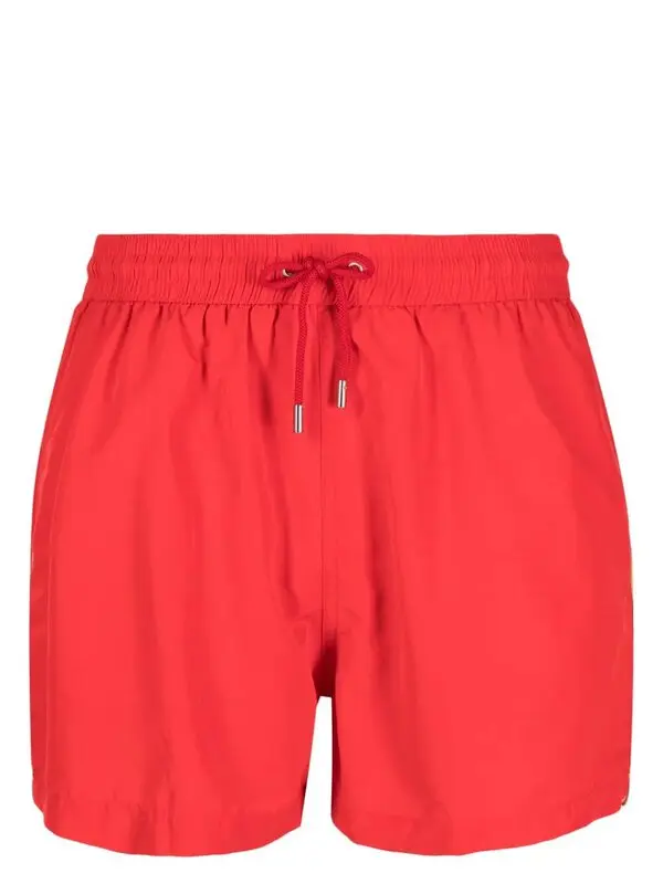 Paul Smith Striped Swim Shorts - Red