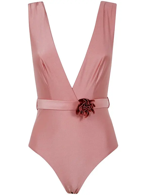 Zimmermann Floral One-piece Swimsuit - Pink