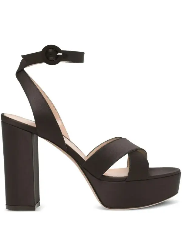 GIANVITO ROSSI Crepe Satin T.070 Sandals