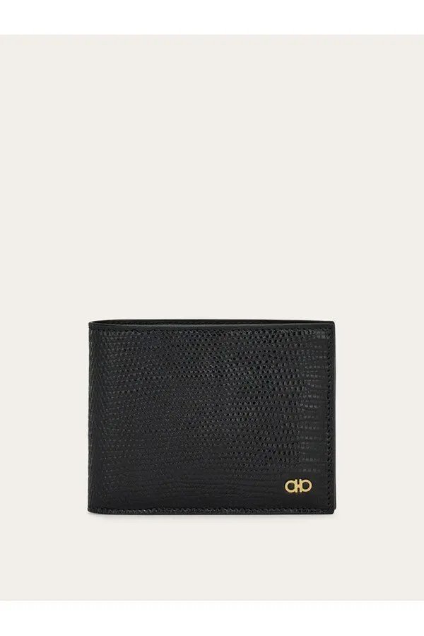 FERRAGAMO Gancini Wallet - Black