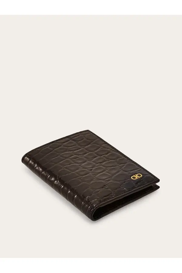 FERRAGAMO Gancini Wallet - Gold