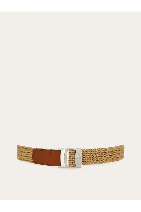 FERRAGAMO Woven Belt - Red