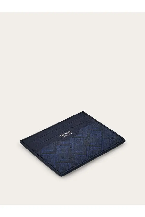 FERRAGAMO Monogram Credit Card Holder
