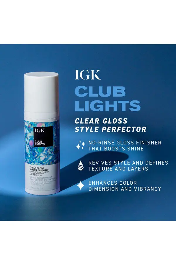 IGK Club Lights Clear Gloss Style Perfector