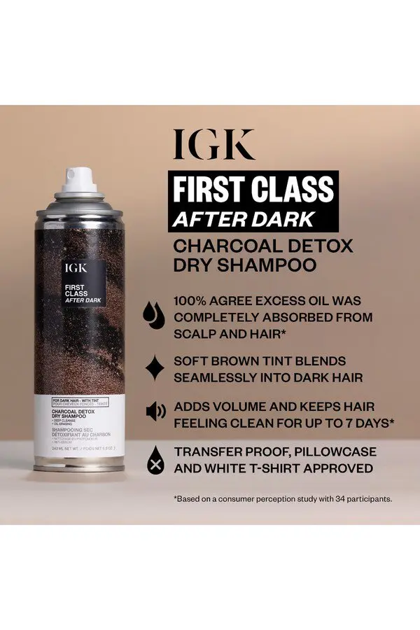IGK First Class After Dark Detox Dry Shampoo