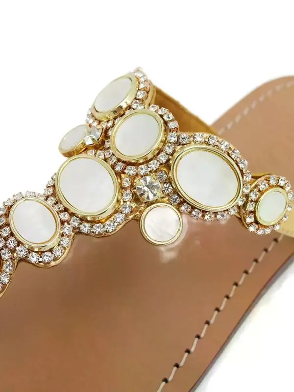Mystique Embellished Flat Sandals