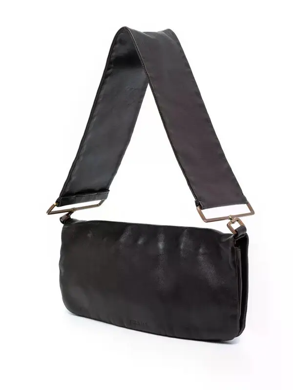 Prada 2000-2012 Leather Fold Over Shoulder Bag