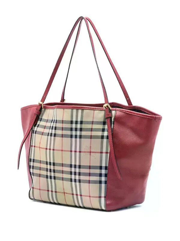 Burberry Haymarket Check Canvas Canterbury Tote Bag