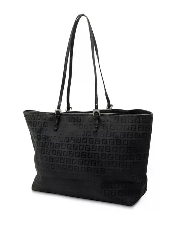 Fendi 2000-2010 Large Zucchino Canvas Tote Bag