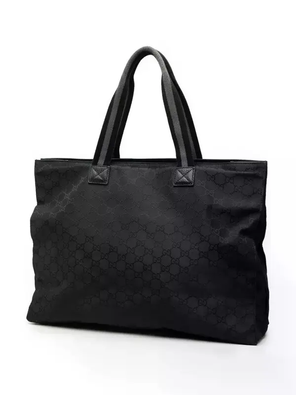 Gucci Gg Nylon Web Tote Bag