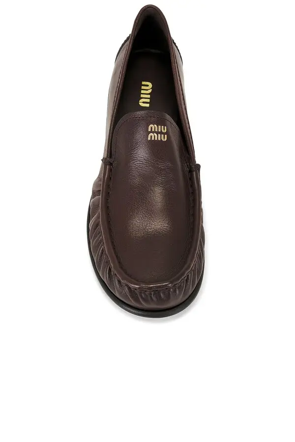 Miu Miu Bufalo Mocassini Loafer