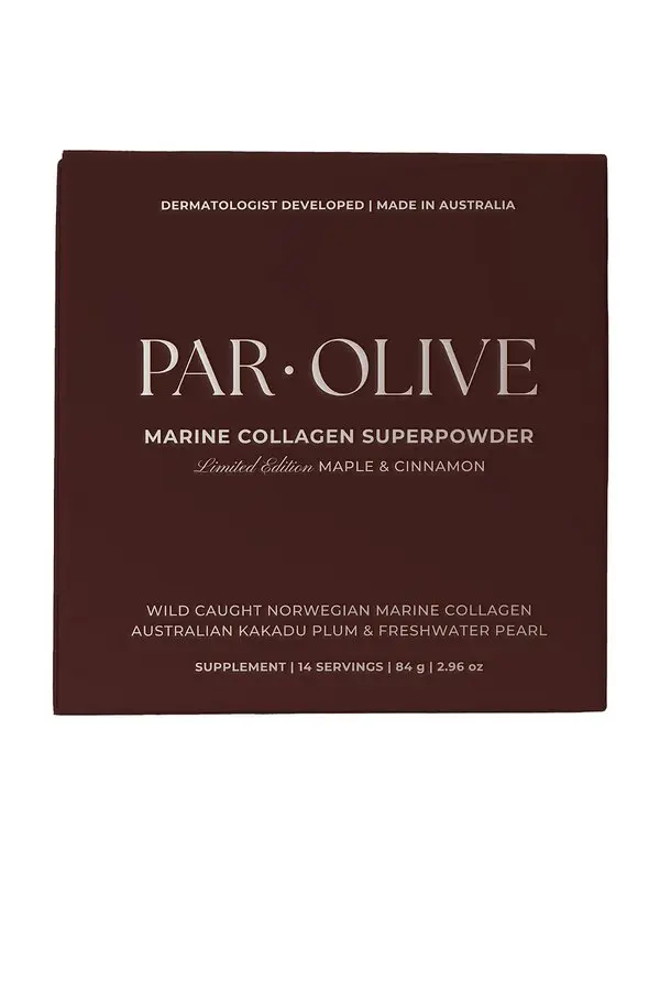 PAR OLIVE Pearl Marine Collagen Superpowder Travel Set - Maple & Cinnamon