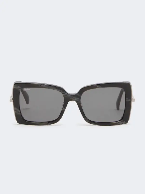 Max Mara Square Frame Sunglasses - Black