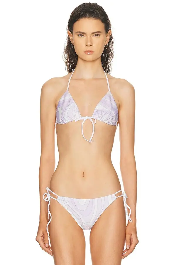 Emilio Pucci Bra Bikini Top - Lavender