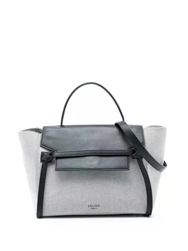 Celine 2016 Mini Canvas Belt Satchel