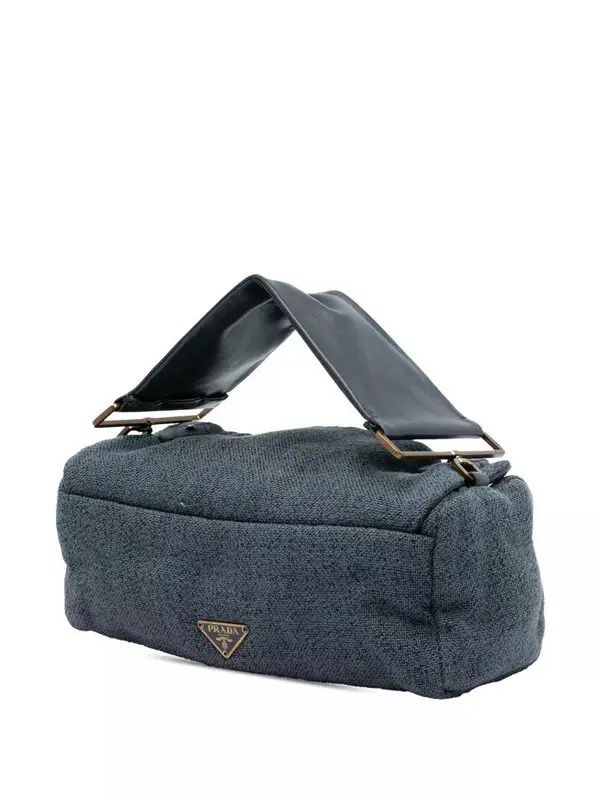 Prada 2000-2013 Tweed Shoulder Bag