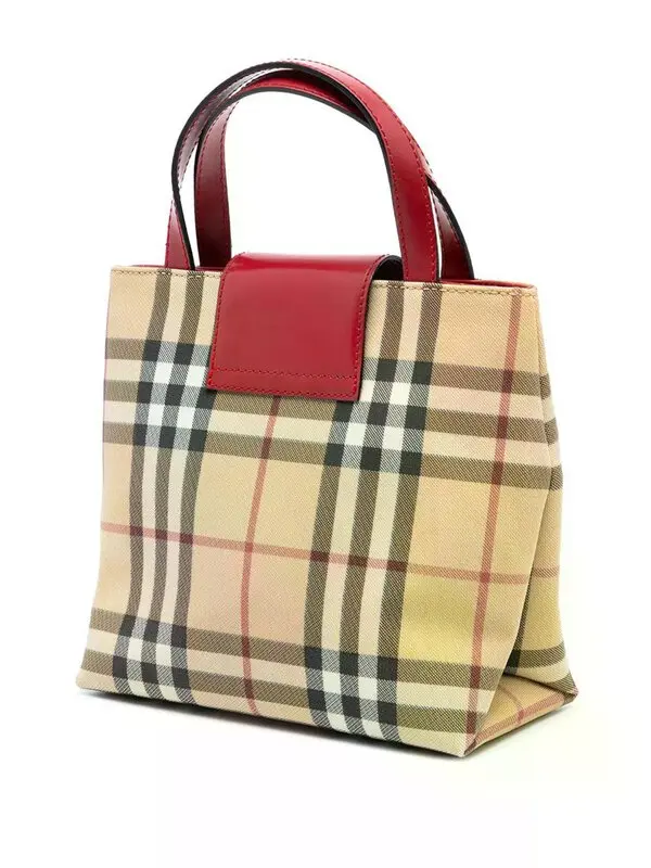 Burberry House Check Coated Canvas Handbag