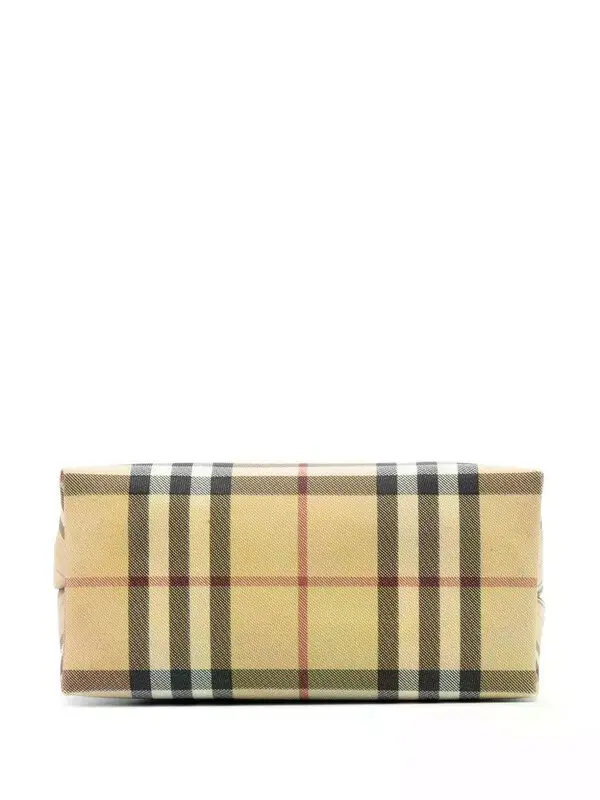 Burberry House Check Coated Canvas Handbag