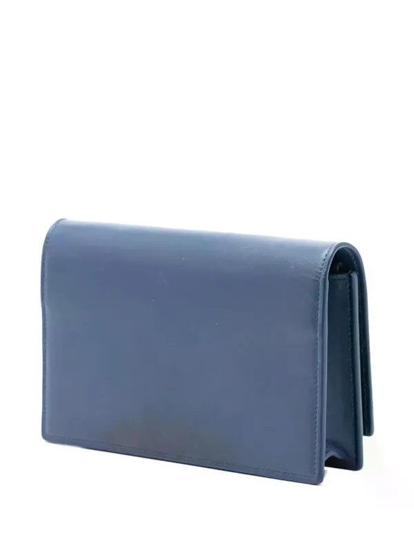 Saint Laurent 2017 Monogram Kate Tassel Wallet On Chain - Blue