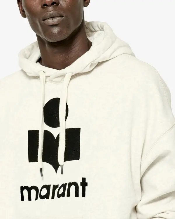 Isabel Marant Étoile Oversize Logo Hoodie - Ecru