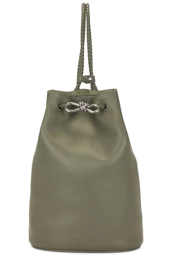Bottega Veneta Andiamo Backpack - Pickle & Vintage Silver