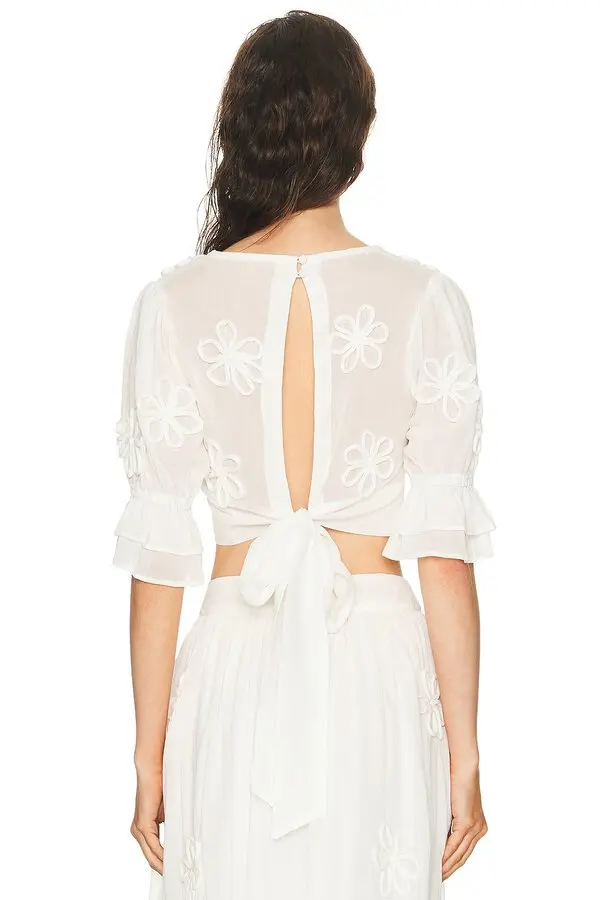 ALL THAT REMAINS Rose Dress - White