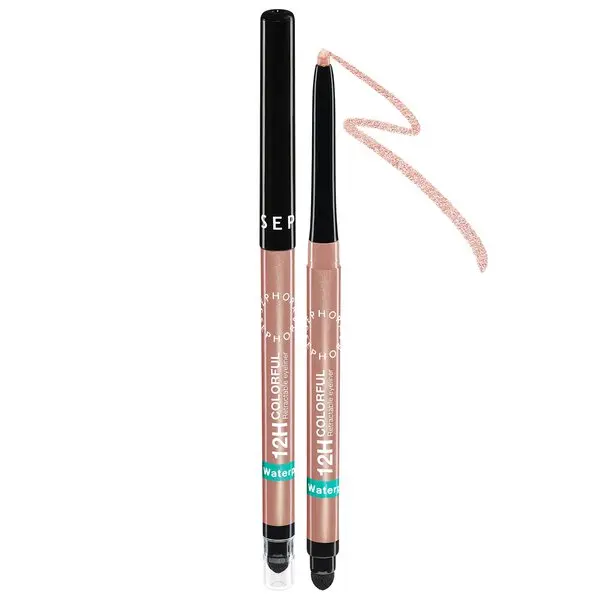SEPHORA COLLECTION 12h Colorful Waterproof Retractable Eyeliner - 07 Shimmer Rose