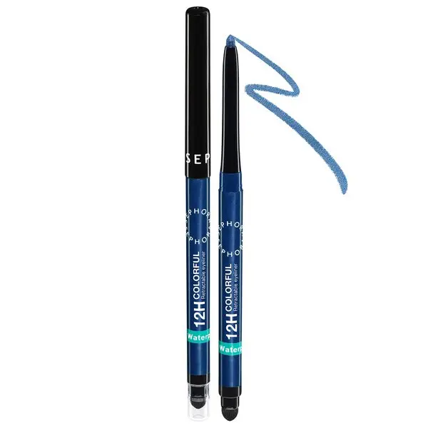 SEPHORA COLLECTION 12h Colorful Waterproof Retractable Eyeliner - 19 Shimmer Navy