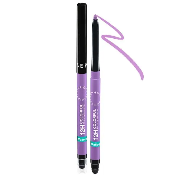 SEPHORA COLLECTION 12h Colorful Waterproof Retractable Eyeliner - 23 Matte Lilac