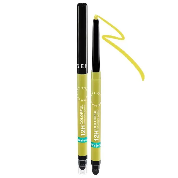 SEPHORA COLLECTION 12h Colorful Waterproof Retractable Eyeliner - 25 Matte Lime