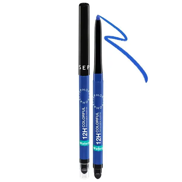 SEPHORA COLLECTION 12h Colorful Waterproof Retractable Eyeliner - 28 Matte Cobalt Blue