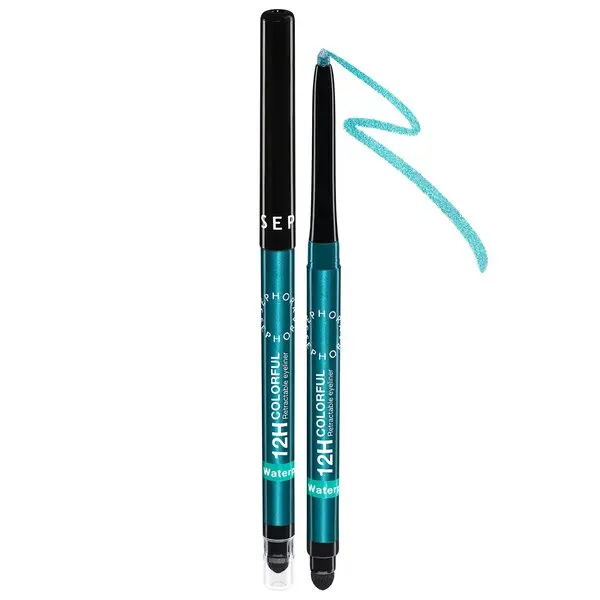 SEPHORA COLLECTION 12h Colorful Waterproof Retractable Eyeliner - 29 Shimmer Aqua