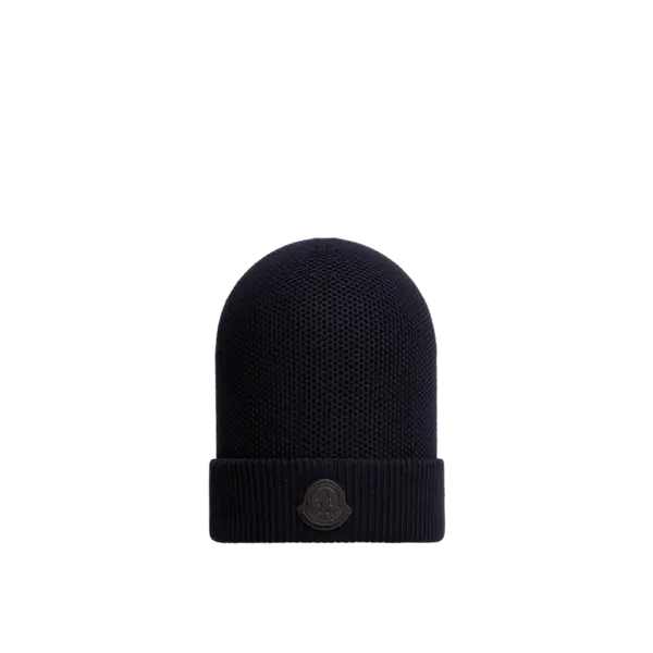 Moncler Wool Beanie - Blue