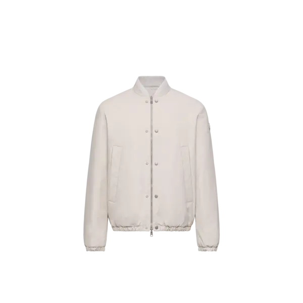 Moncler Tafoni Reversible Down Bomber Jacket - Beige