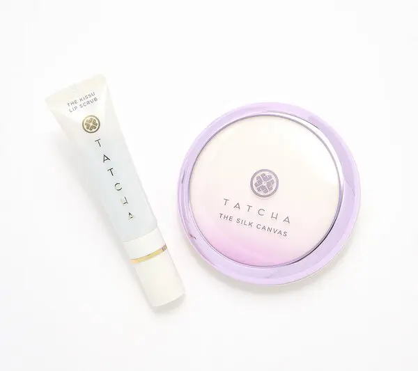 TATCHA Silk Canvas & Kissu Lip Scrub 2-piece Kit - One-color