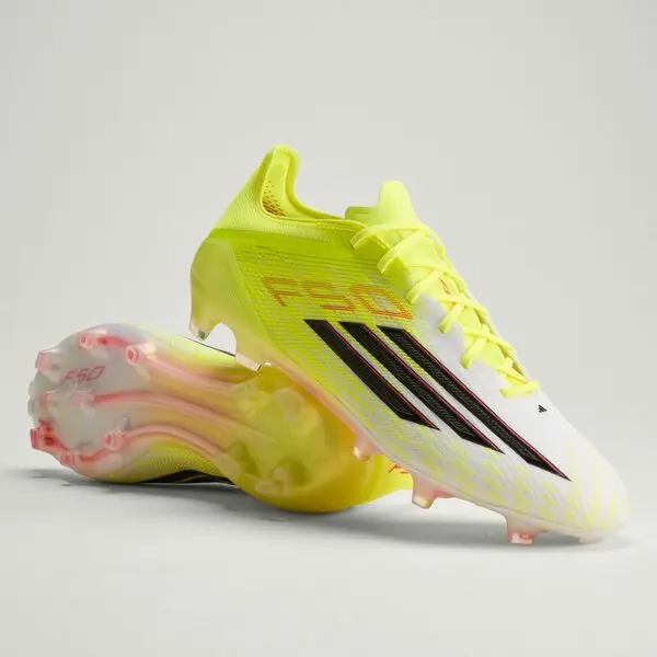 Adidas F50 Elite Firm Ground Soccer Cleats - Team Solar Yellow 2 / Core Black / Lucid Red