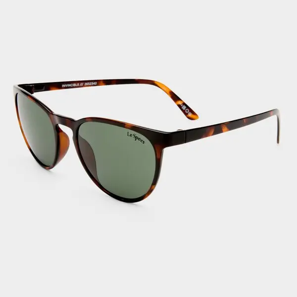 Le Specs Invincible Round Frame Sunglasses - Tort