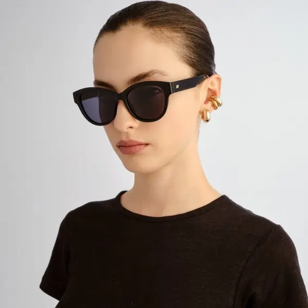 Le Specs Majestic Polarized Sunglasses - Black