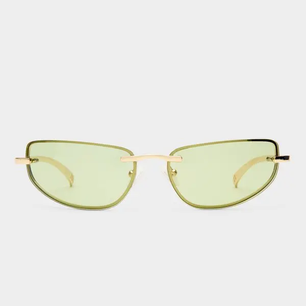Le Specs Bubbles | Moss Mono Sunglasses - Gold