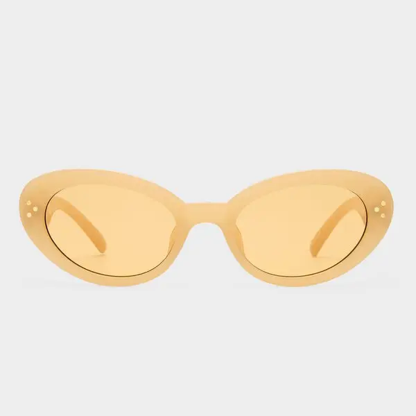 Le Specs Tootsie Cat-eye Sunglasses - Nude